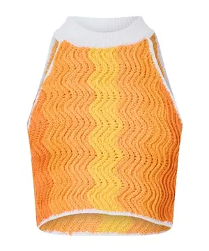 Casablanca Gradient Sleeve Vest