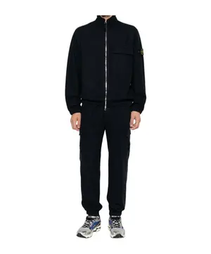 Stone Island Logo-patch Zip-up Jacket