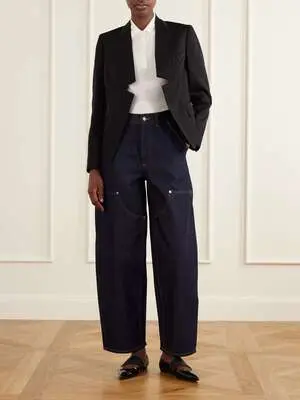 Givenchy Reverse Lapel Wool Grain De Poudre Jacket