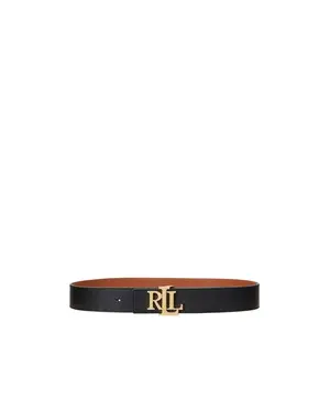 Ralph Lauren Leather Gold-tone Buckle Belt