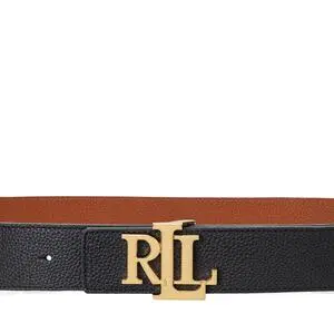 Ralph Lauren Leather Gold-tone Buckle Belt