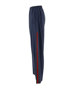 Gucci Technical Silk Poplin Pants With Web Detail