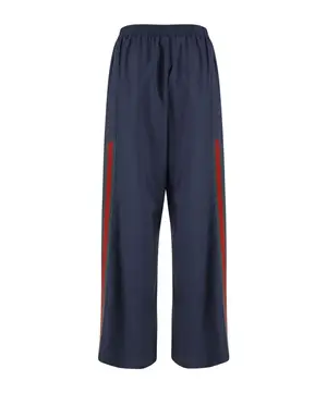 Gucci Technical Silk Poplin Pants With Web Detail