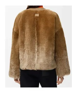 Loewe Cardigan In Shearling