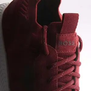 Hugo Boss Solid Color Tennis Trainers