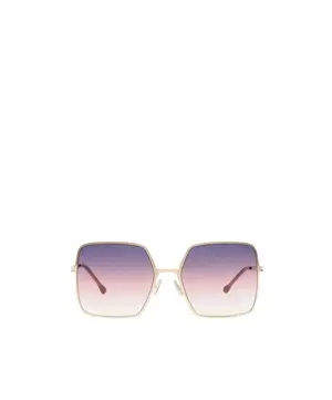 Isabel Marant Étoile Gradient Sunglasses With Metal Square Frames - Pink