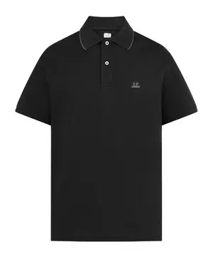 C.P. COMPANY Short Sleeve Tipped Polo Shirt