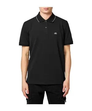 C.P. COMPANY Short Sleeve Tipped Polo Shirt