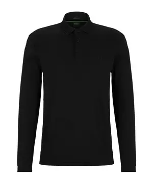 Hugo Boss Long-sleeve Polo Shirt - Black