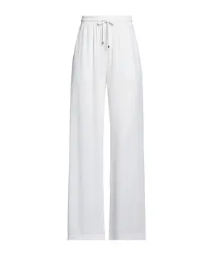 Max Mara Solid-color Casual Trousers - White