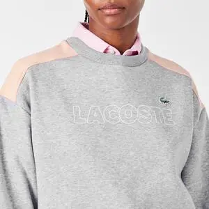 Lacoste Cropped Crewneck Sweatshirt
