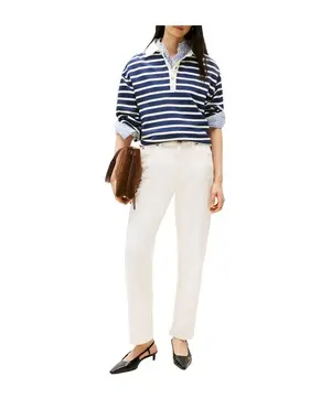 Tommy Hilfiger Striped Longsleeve Polo Shirt