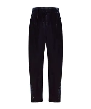 Emporio Armani Velvet Tapered Trousers - No