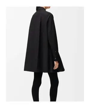 Loewe Shirt Dress In Cotton With Peplum Silhouette