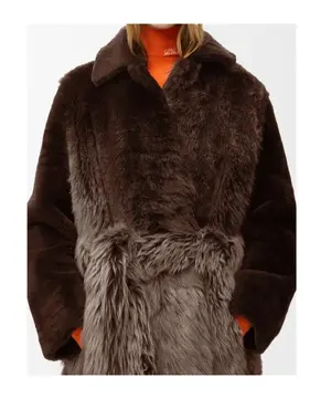 Loewe Coat In Shearling