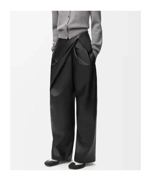 Loewe Draped Trousers In Nappa Lambskin