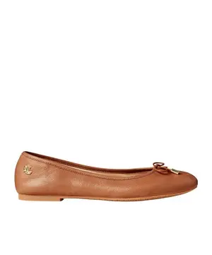 Ralph Lauren Solid Color Ballet Pumps