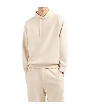 Emporio Armani Textured Longsleeve Hoodedg