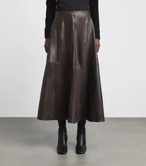 ARMA Lambskin Eleni Maxi Skirt