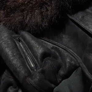 Gucci Fuzzy Collar Bomber Jacket