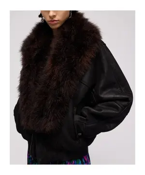 Gucci Fuzzy Collar Bomber Jacket