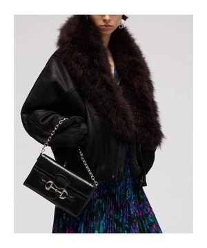 Gucci Fuzzy Collar Bomber Jacket