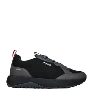Hugo Boss Color Block Sneakers - Black