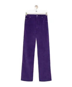 Loewe Trousers In Cotton Corduroy