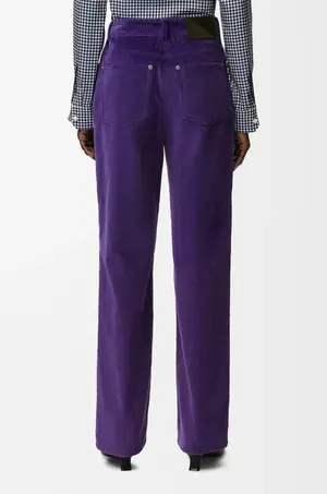 Loewe Trousers In Cotton Corduroy
