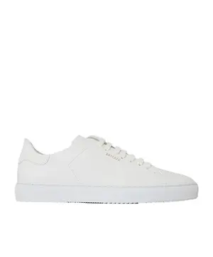 Axel Arigato Solid Color Leather Low Trainers - White