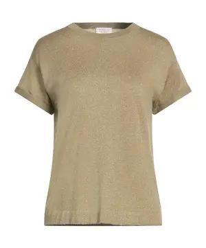 Brunello Cucinelli Knitted Short-sleeve Crew Neck