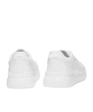 Hugo Boss Solid Color Leather Low Trainers