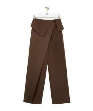 Loewe Draped Trousers In Wool