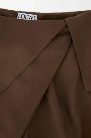 Loewe Draped Trousers In Wool