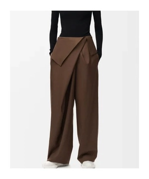 Loewe Draped Trousers In Wool
