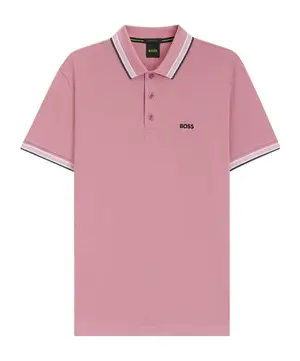 Hugo Boss Shortsleeve Polo Shirt With Trimcollar