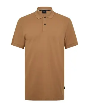 Hugo Boss Shortsleeve Polo Shirt - Brown