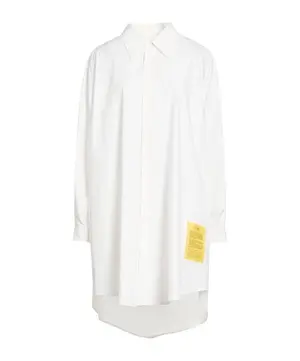MAISON MARGIELA Solid-color Long-sleeve Shirt Dress