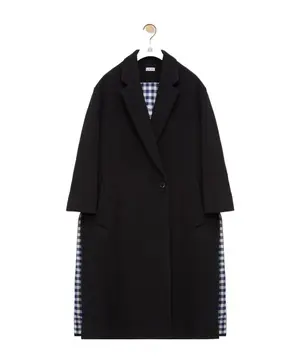 Loewe Coat In Wool And Cashmere