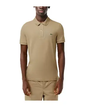 Lacoste Short Sleeve Logo Polo Shirt - Brown