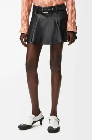 Loewe Mini Skirt In Nappa Lambskin