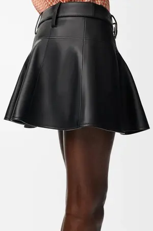 Loewe Mini Skirt In Nappa Lambskin