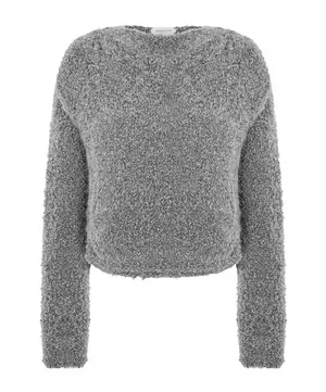 Magda Butrym Cropped Longsleeve Top - Grey