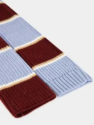 Alanui Onda And Vermouth Wool Knit Sleeves