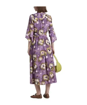 MAXCO. Max&co. Floral Print Shirt Dress With Belt