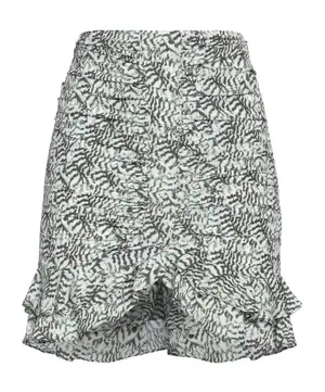 ISABEL MARANT ÉTOILE Isabel Marant Zebra-Striped Stretch Midi Skirt