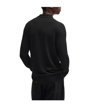 Hugo Boss Longsleeve Knit Polo Shirt