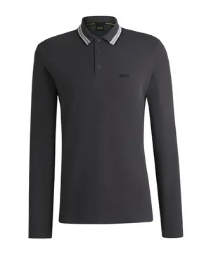 Hugo Boss Longsleeve Polo Shirt - Black