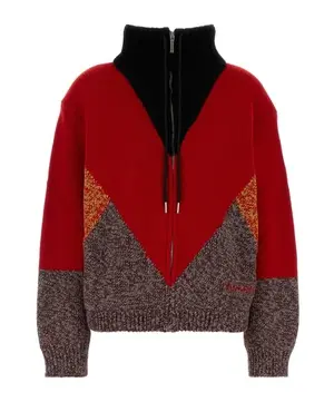 Marni Zippered Knit Cardigan