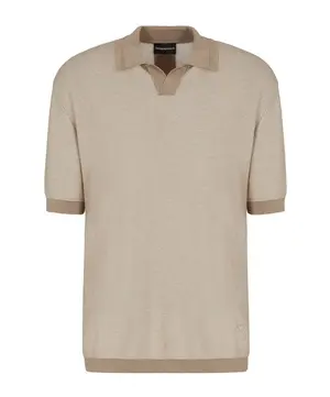 Emporio Armani Knit Shortsleeve Polo Shirt